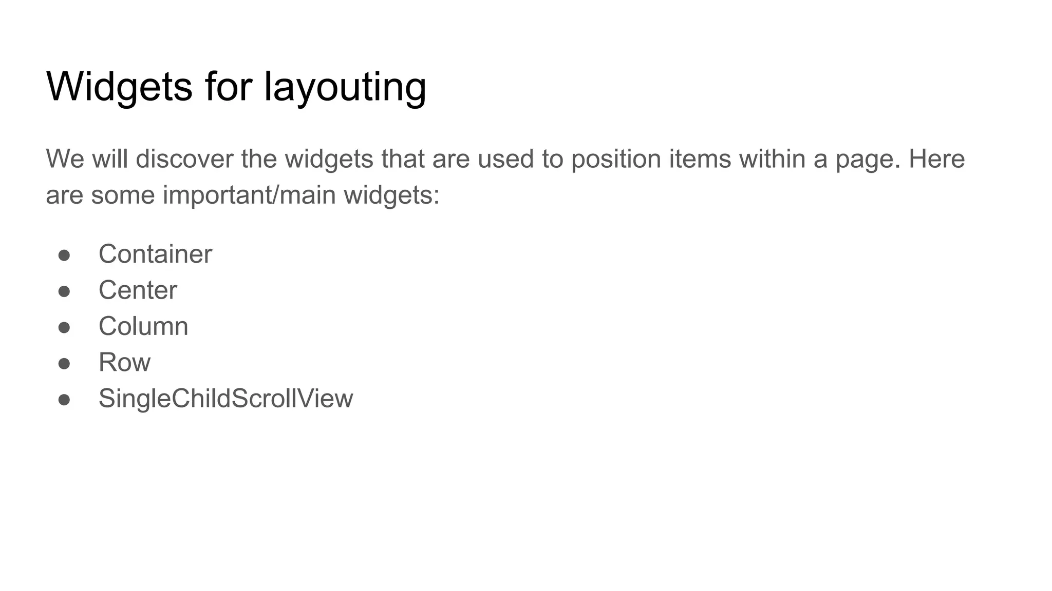 Introduction to flutter | PDF