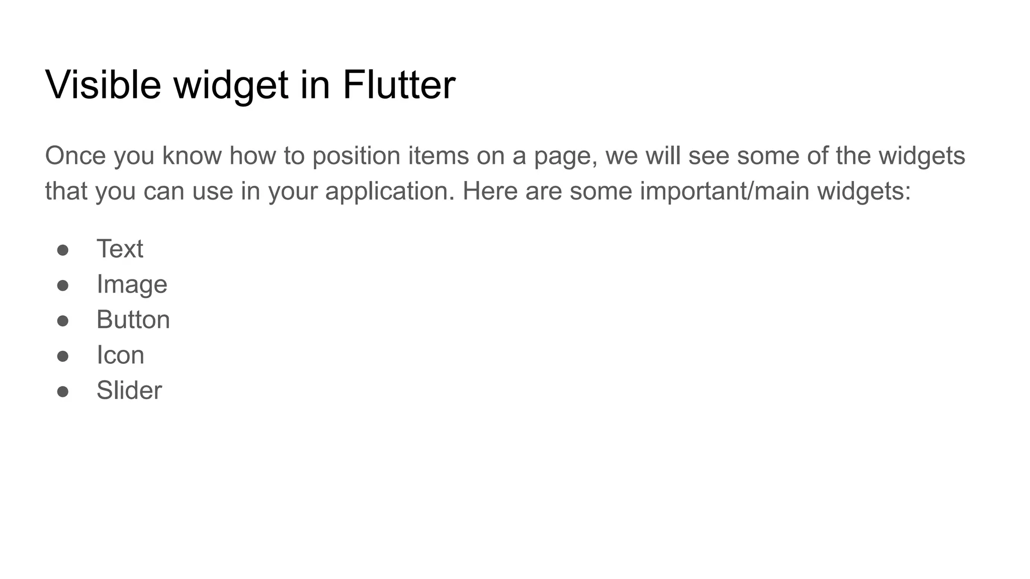 Introduction to flutter | PDF