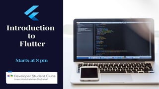 Introduction to flutter(1) | PPTX