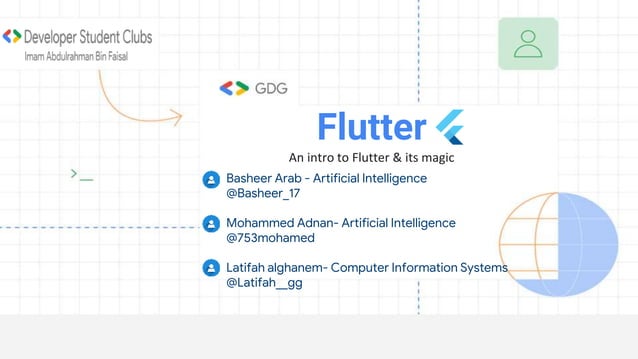 Introduction to flutter(1) | PPTX