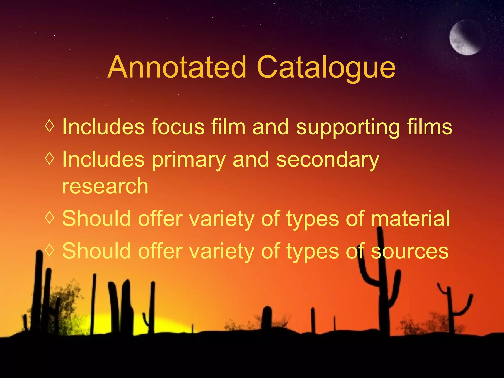 WJEC A level Film Studies - Introduction to FM3 | PPT