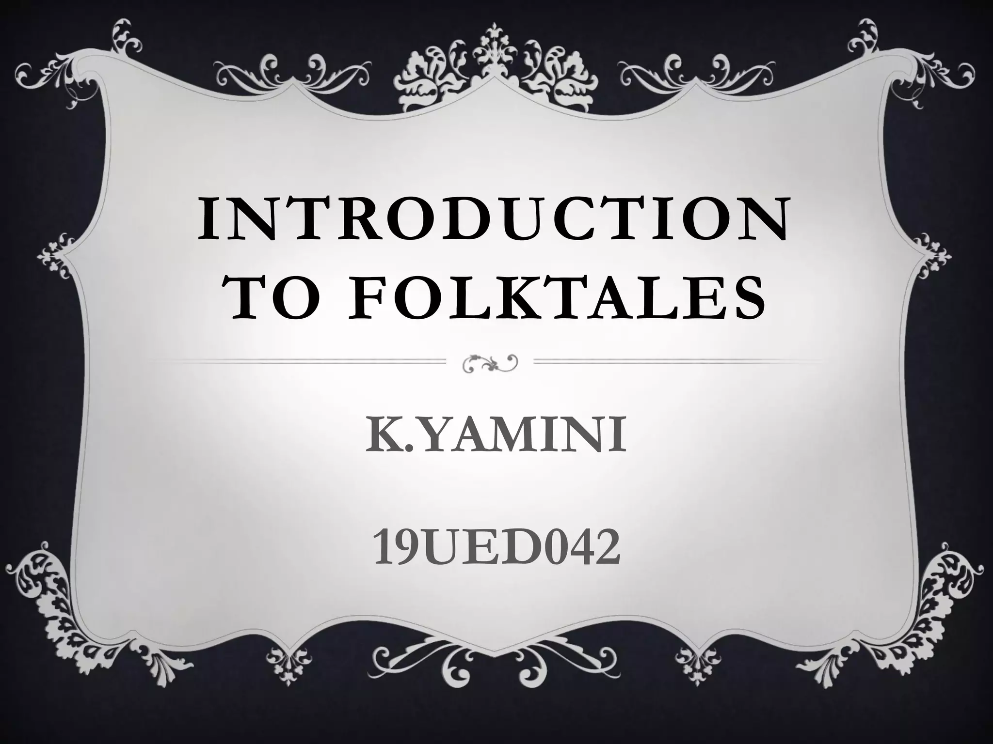 Introduction to folktales | PDF