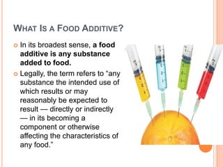 Introduction to Food Additives.pptx