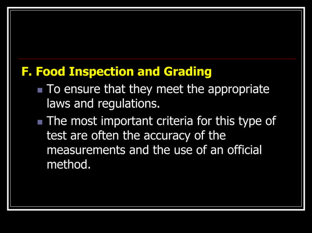 INTRODUCTION+TO+FOOD+ANALYSIS.ppt | Food Industry | Industries