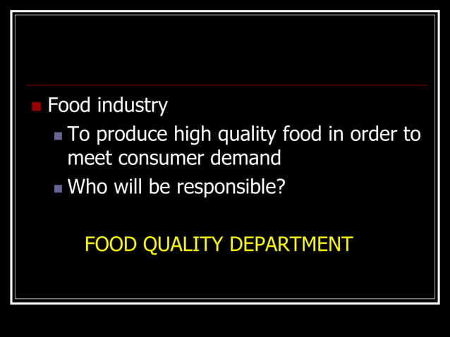 INTRODUCTION+TO+FOOD+ANALYSIS.ppt | Food Industry | Industries