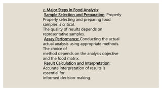 INTRODUCTION TO FOOD ANALYSIS .pptx