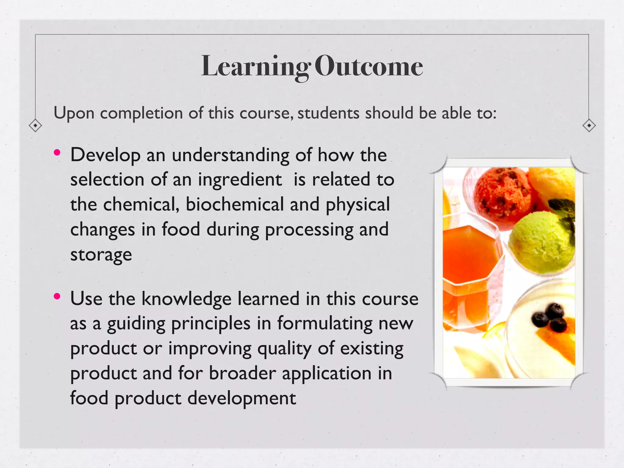 Introduction to Food Ingredients | PDF