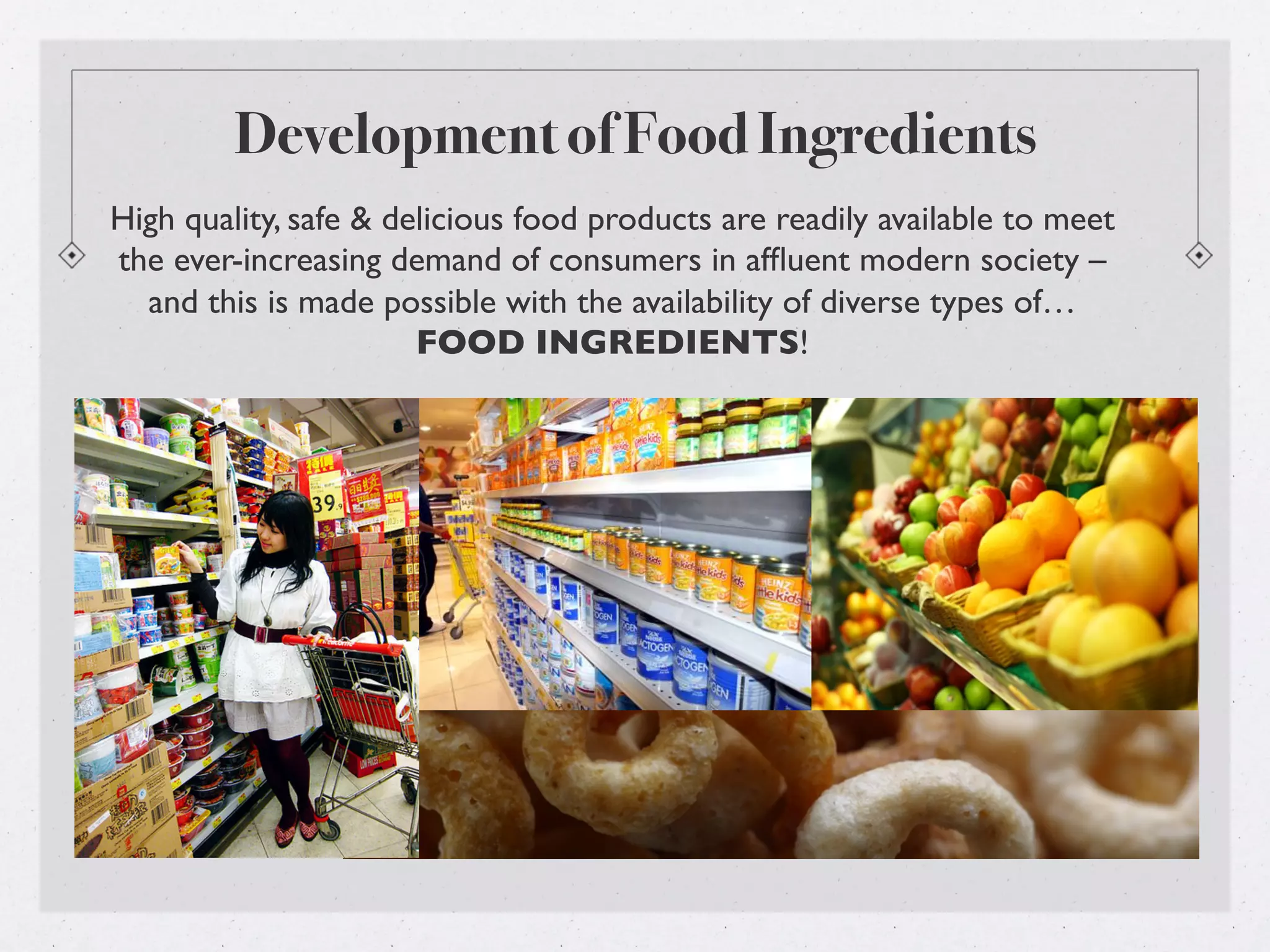 Introduction to Food Ingredients | PDF
