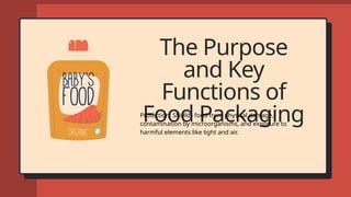 Introduction to Food Packaging PowerPoint.pptx