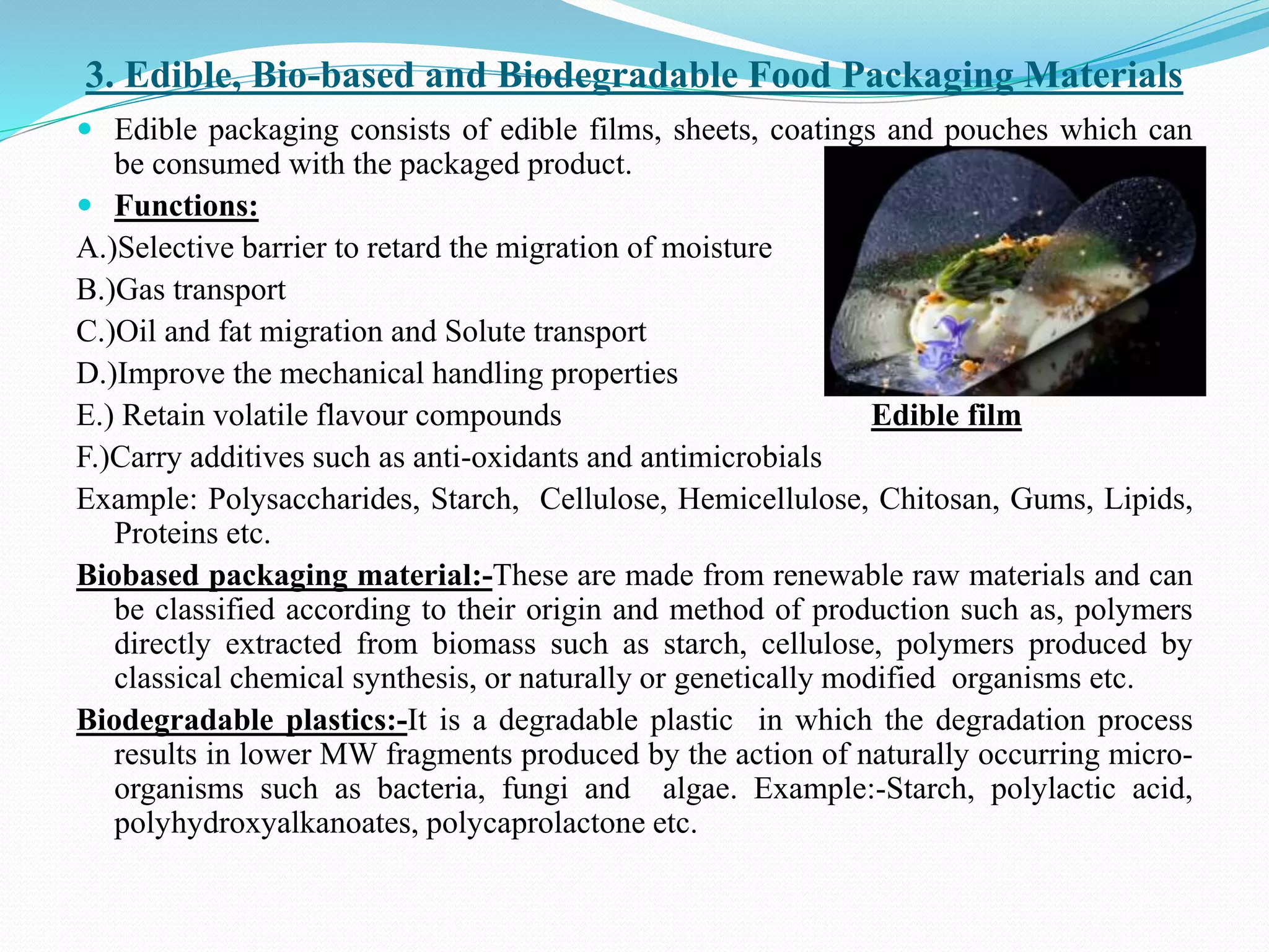 Introduction to food packaging sir ppt) | PPTX