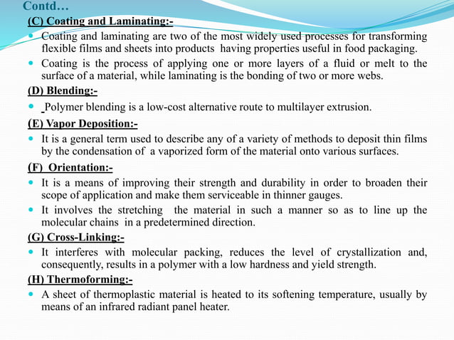 Introduction to food packaging sir ppt) | PPTX | Chemistry | Science