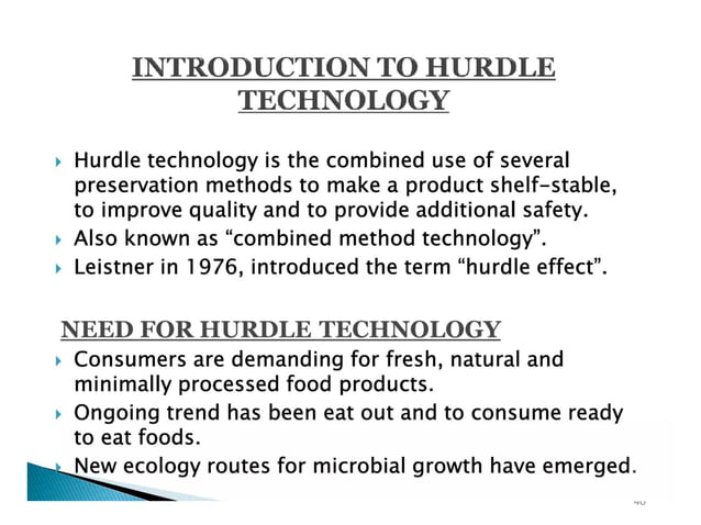 Introduction to Food preservation and Hurdle Technology.pdf