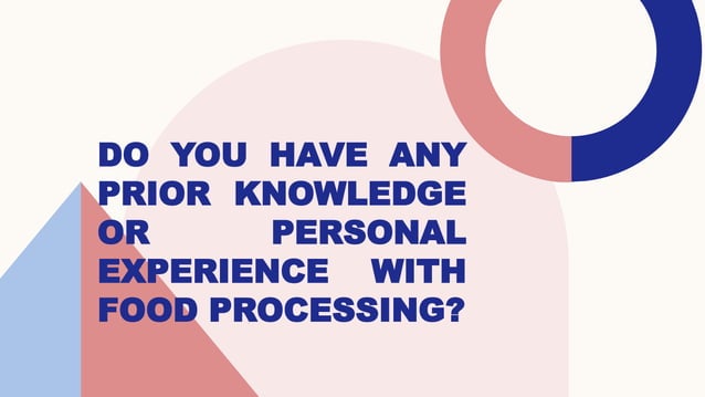 INTRODUCTION TO FOOD PROCESSING.pptx | Food Industry | Industries