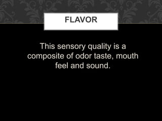 Introduction to food science | PPTX