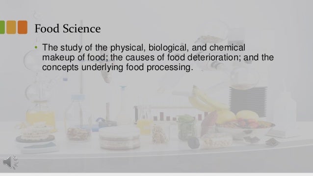 Introduction to Food Science and Technology.pptx | Chemistry | Science