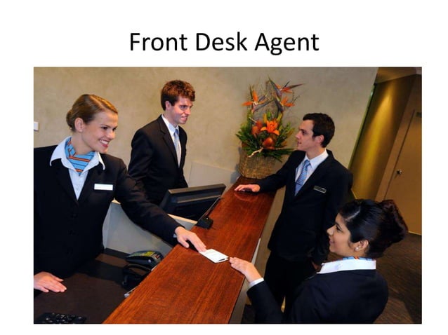 Introduction to front office organization, hierarchy, duties and ...