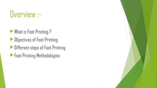 Introduction to foot printing | PDF