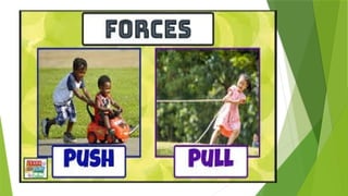 An Presentation for kids on Topic Introduction to Force | PPTX