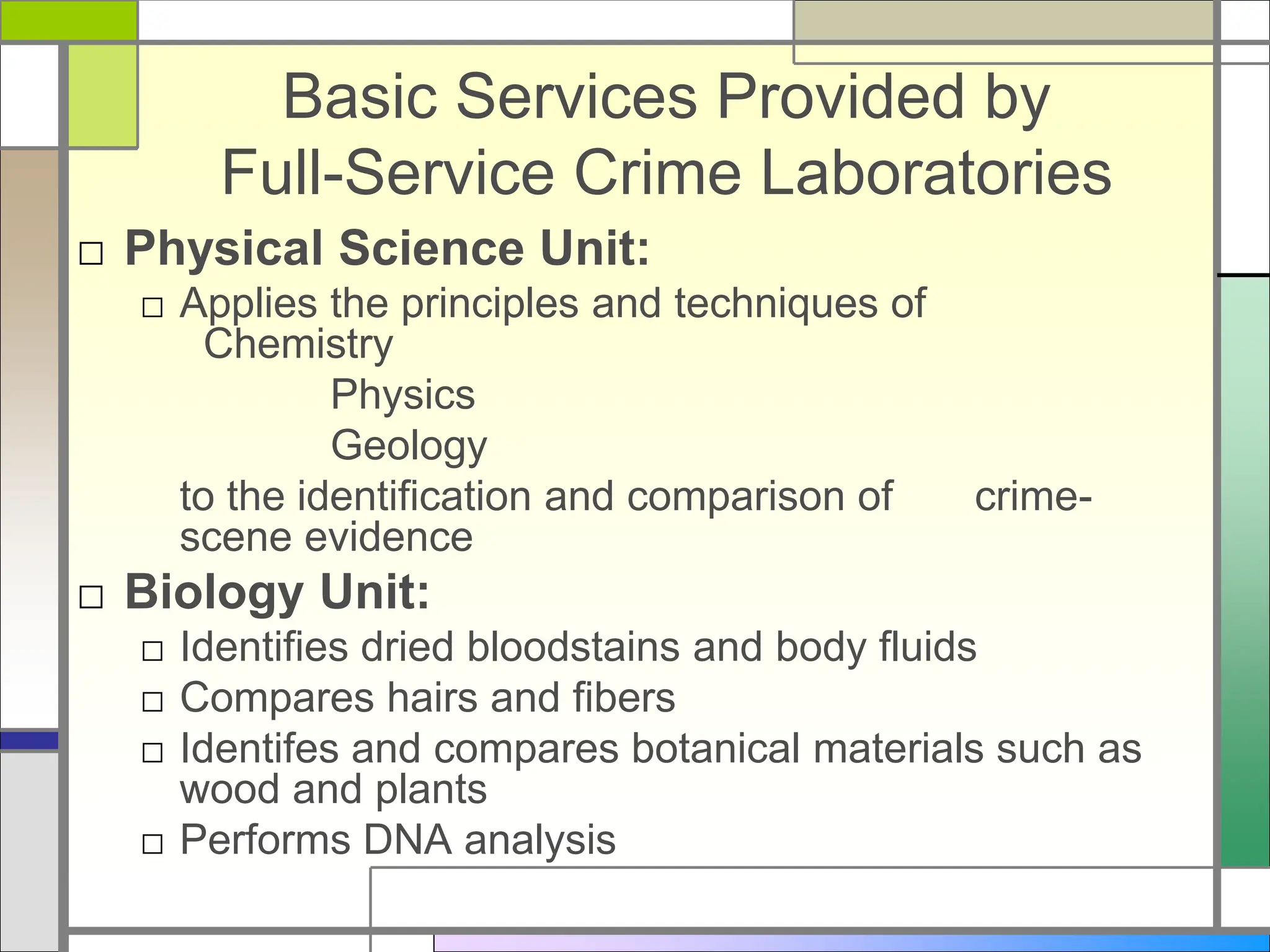 Introduction to Forensic science, principle, | PPT