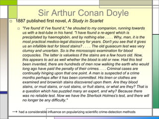 Introduction to Forensic science, principle, | PPT