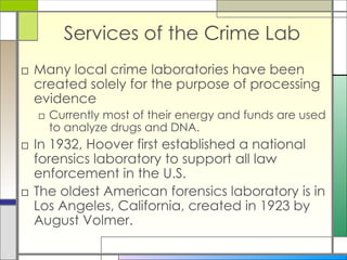 Introduction to Forensics all about the history of forensic science | PPT