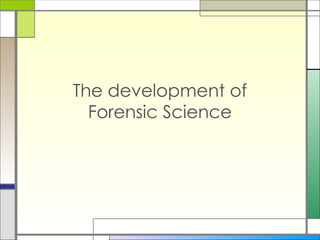 Introduction to Forensics all about the history of forensic science | PPT