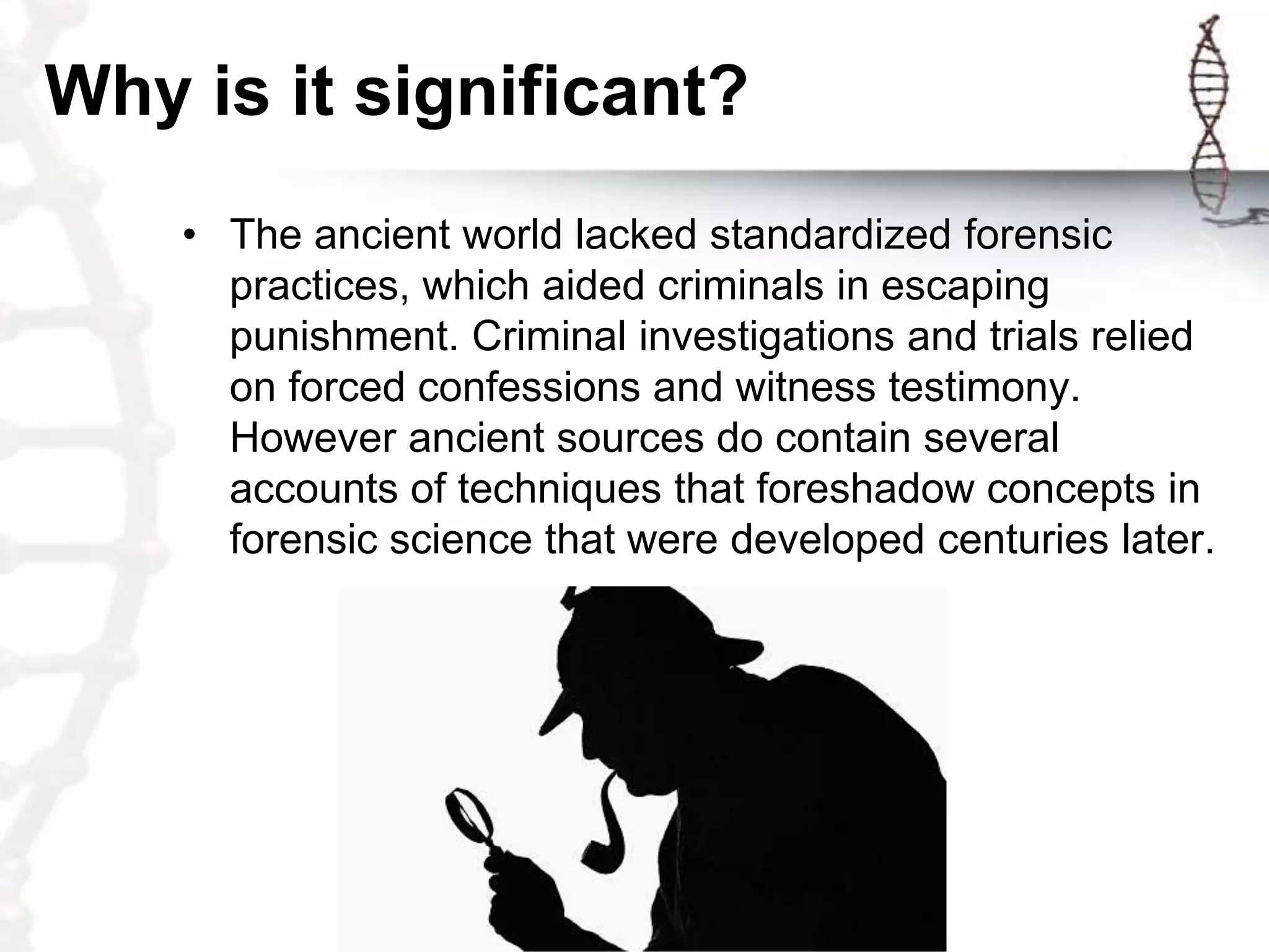 Introduction to forensic science | PPTX