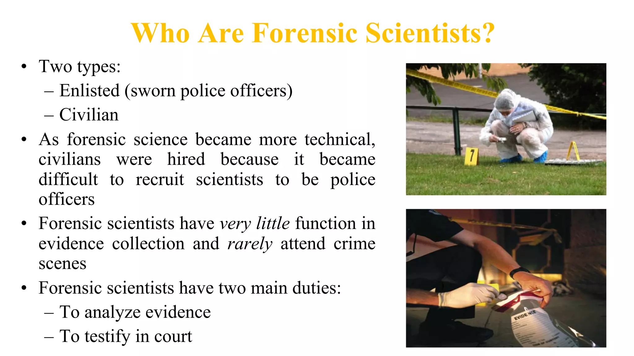 Introduction to Forensic science | PDF