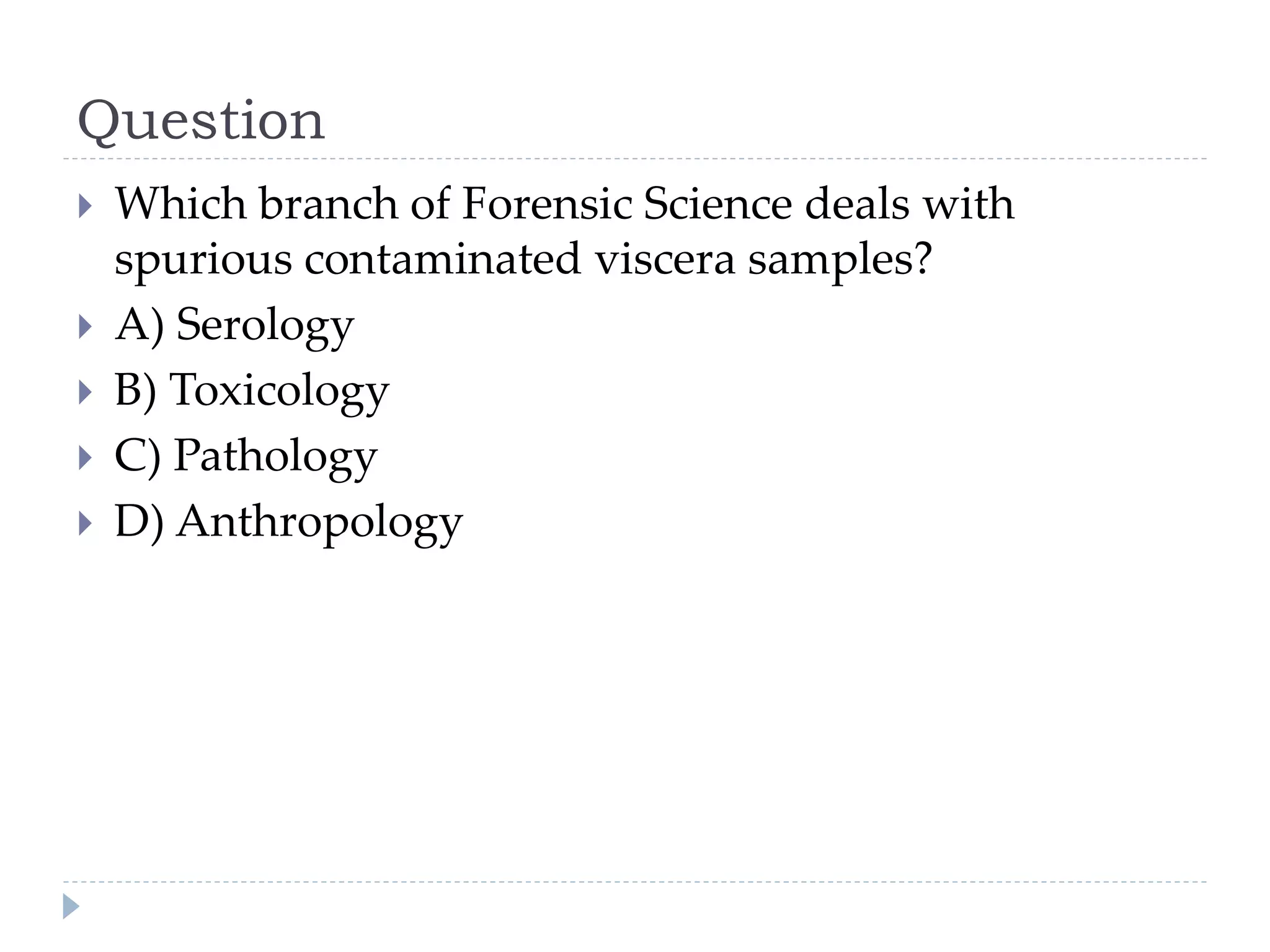 Introduction to forensic science | PPTX | Law