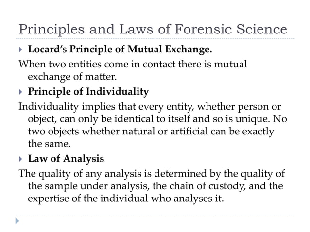 Introduction to forensic science | PPTX | Law