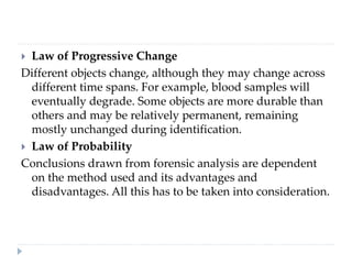 Introduction to forensic science | PPTX