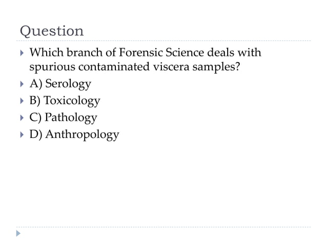 Introduction to forensic science | PPTX | Law