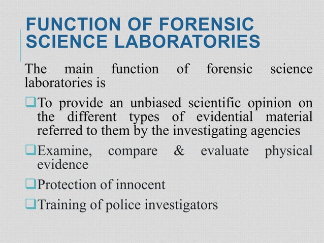 INTRODUCTION TO THE FORENSIC SCIENCE.ppt | Debated Sensitive Social ...