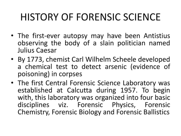 Introduction To Forensic Science Ppt Forensic Nursing Pptx