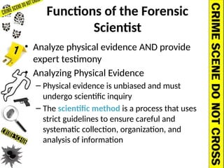 Introduction to Forensic Science (Module 1) | PPT
