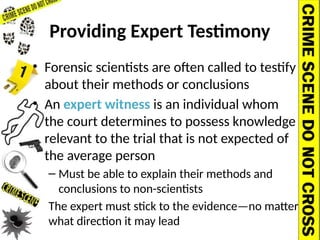 Introduction to Forensic Science (Module 1) | PPT