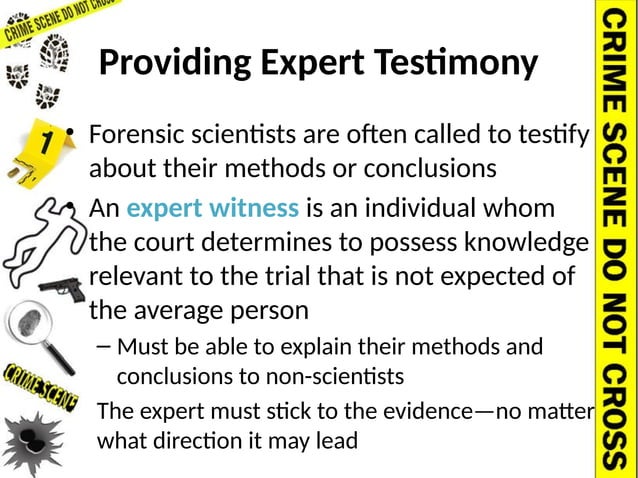 Introduction to Forensic Science (Module 1) | PPT