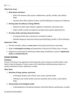 |BSPT| |1st Chapter| Introduction to Forensic Science, Pharmacology ...