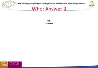 Introduction to foresight | PPT