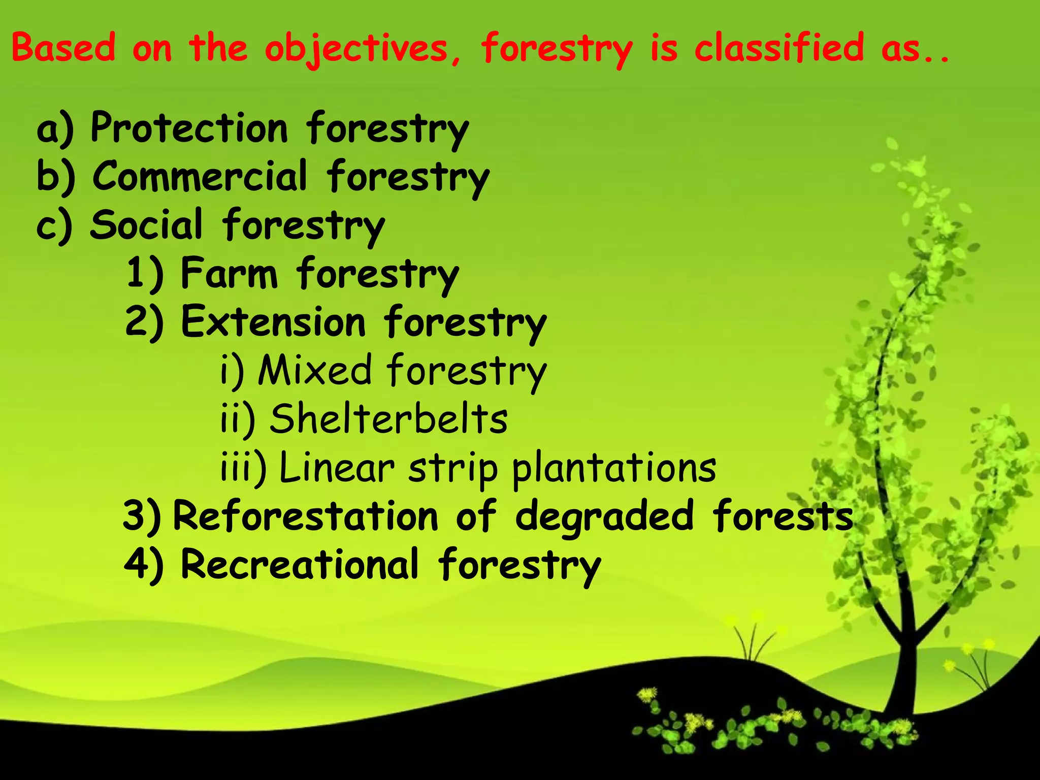 Introduction to forestry | PPT
