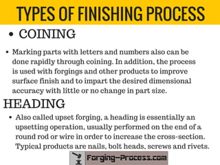 Introduction to forging process | PDF