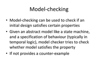 Introduction to formal methods | PPTX