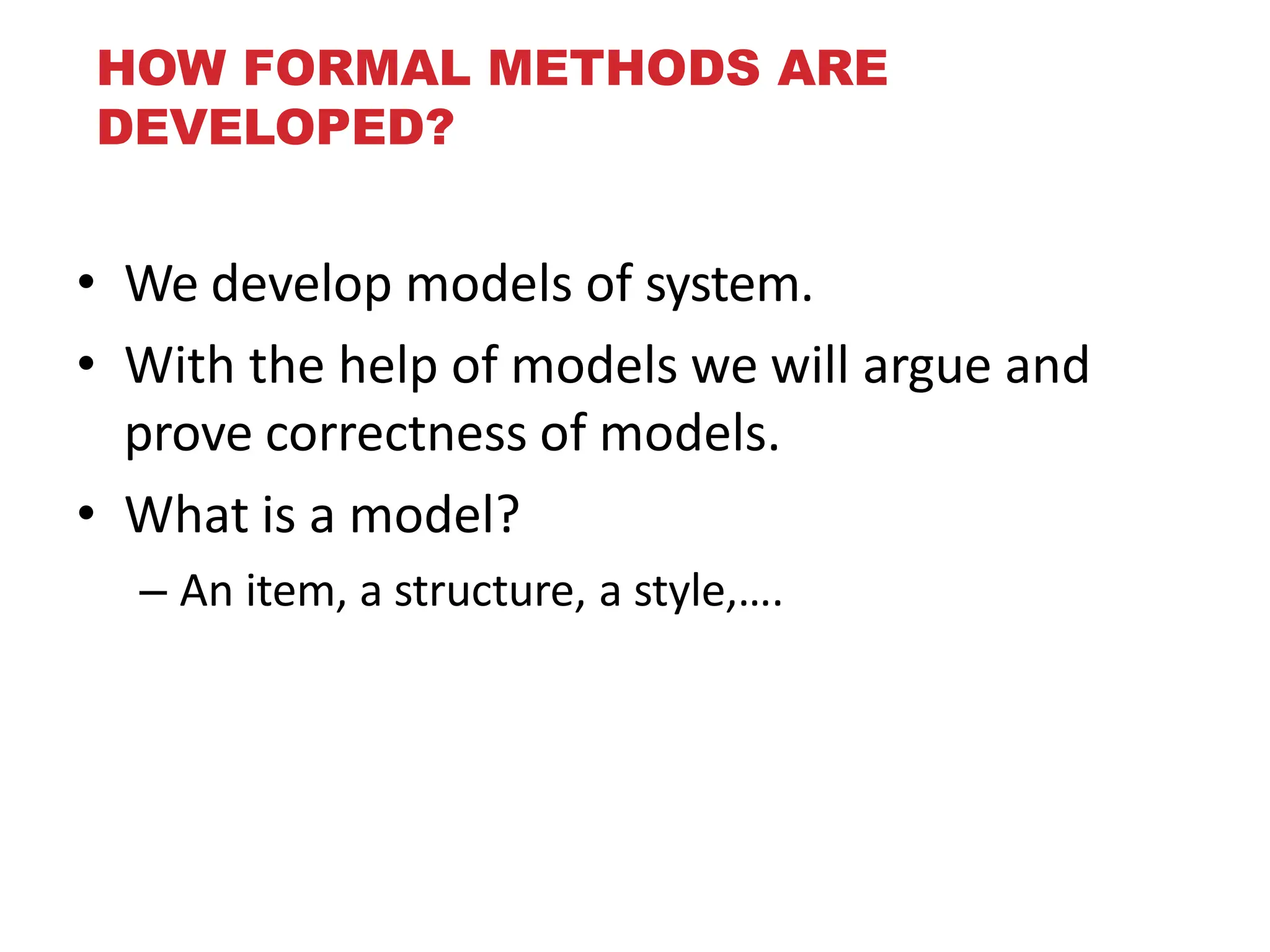 Introduction To Formal Methods Lecture Notes Pptx Programming Languages Computing