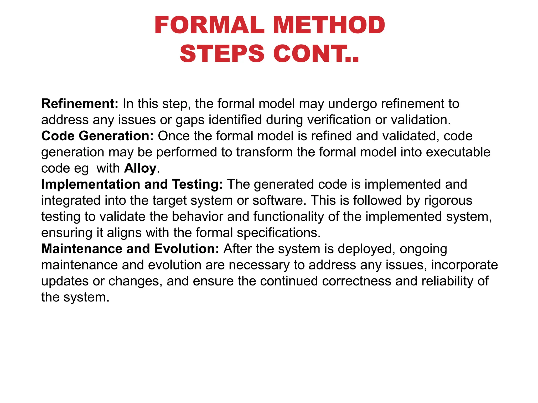 Introduction To Formal Methods Lecture Notes Pptx Programming Languages Computing