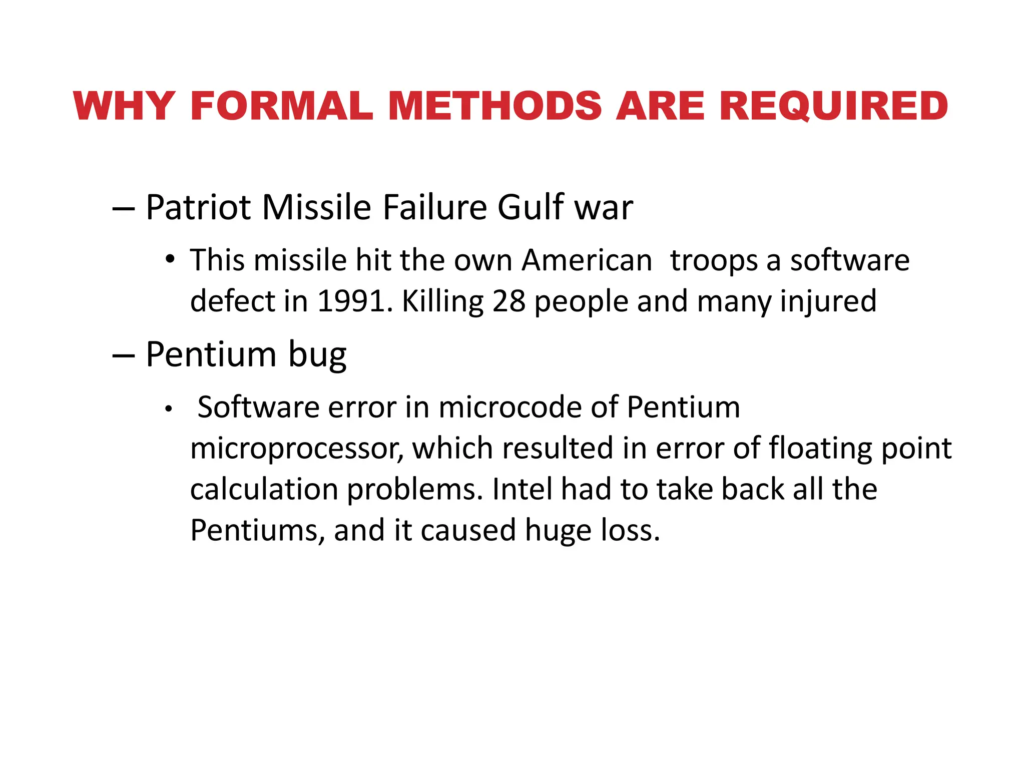 Introduction To Formal Methods Lecture Notes Pptx Programming Languages Computing