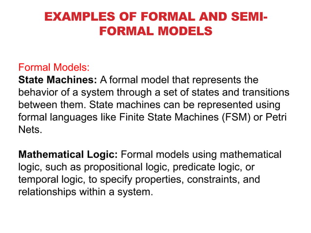 Introduction To Formal Methods Lecture Notes Pptx Programming Languages Computing