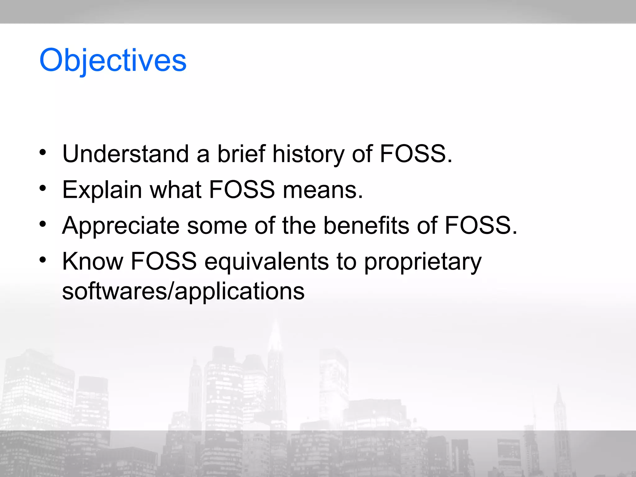 Introduction to foss | PPT
