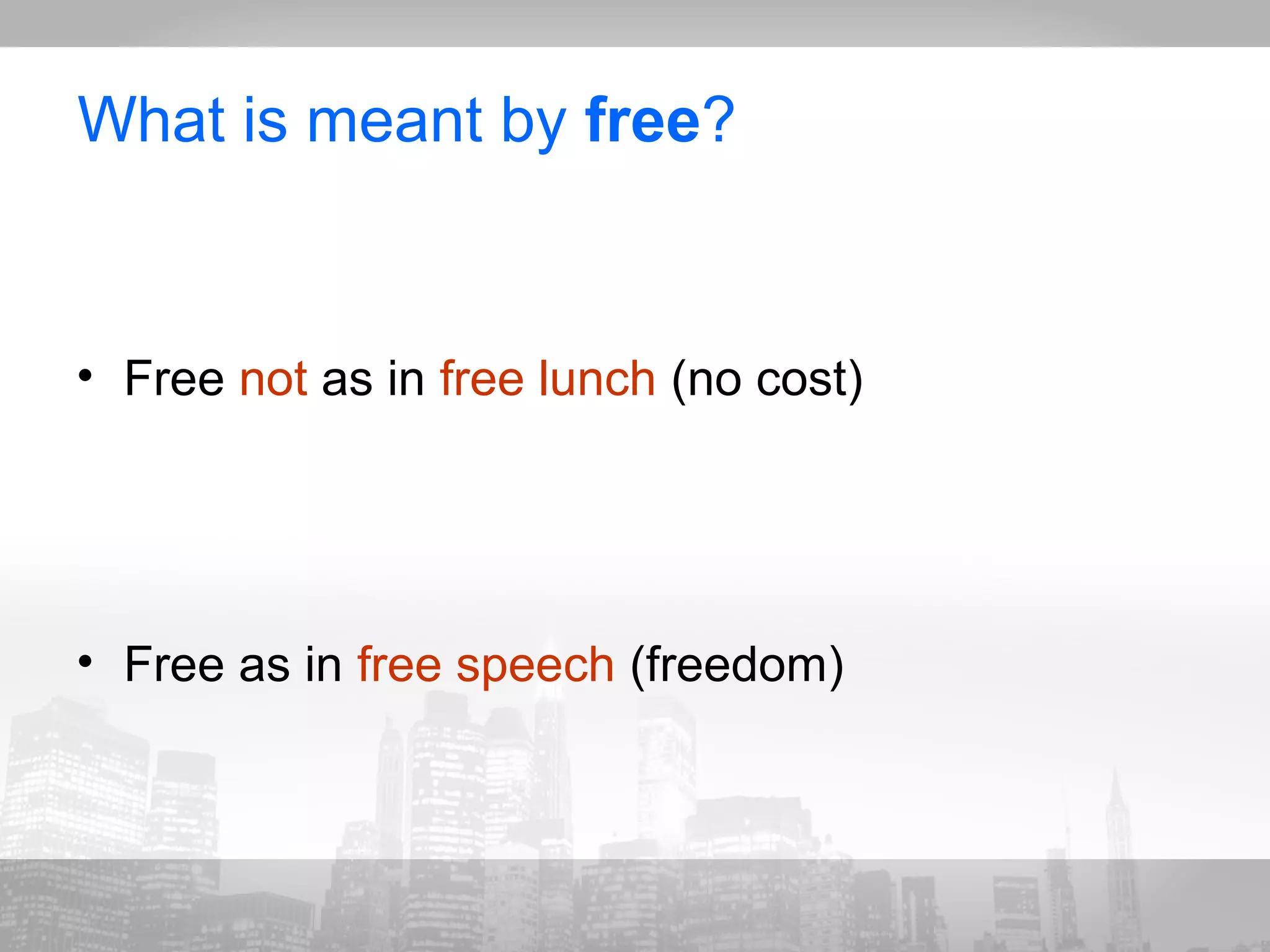 Introduction to foss | PPT