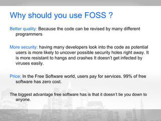 Introduction to foss | PPT