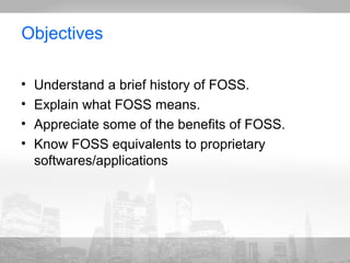 Introduction to foss | PPT